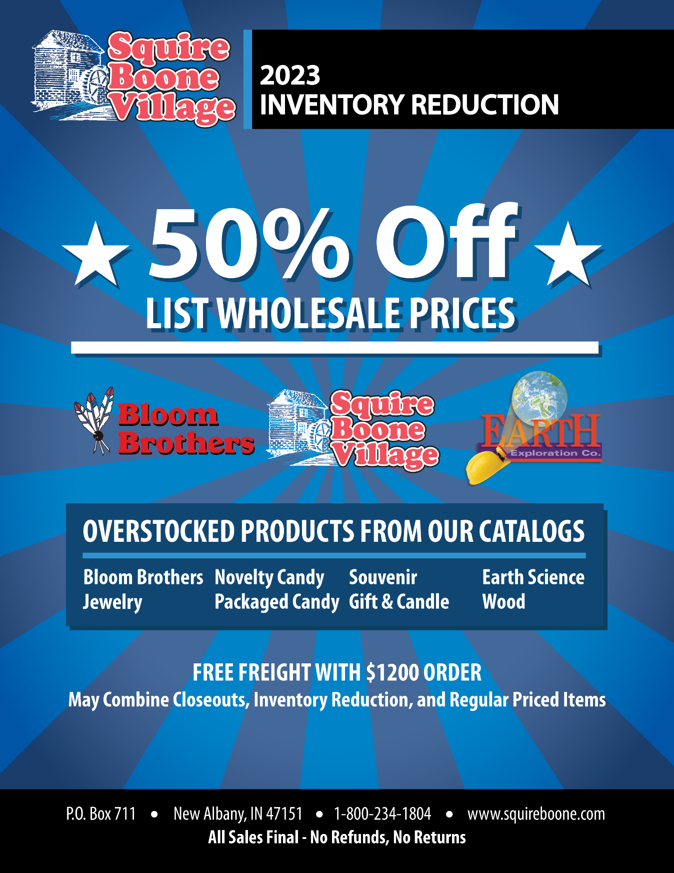 Wholesale Catalogs – Squire Boone Village